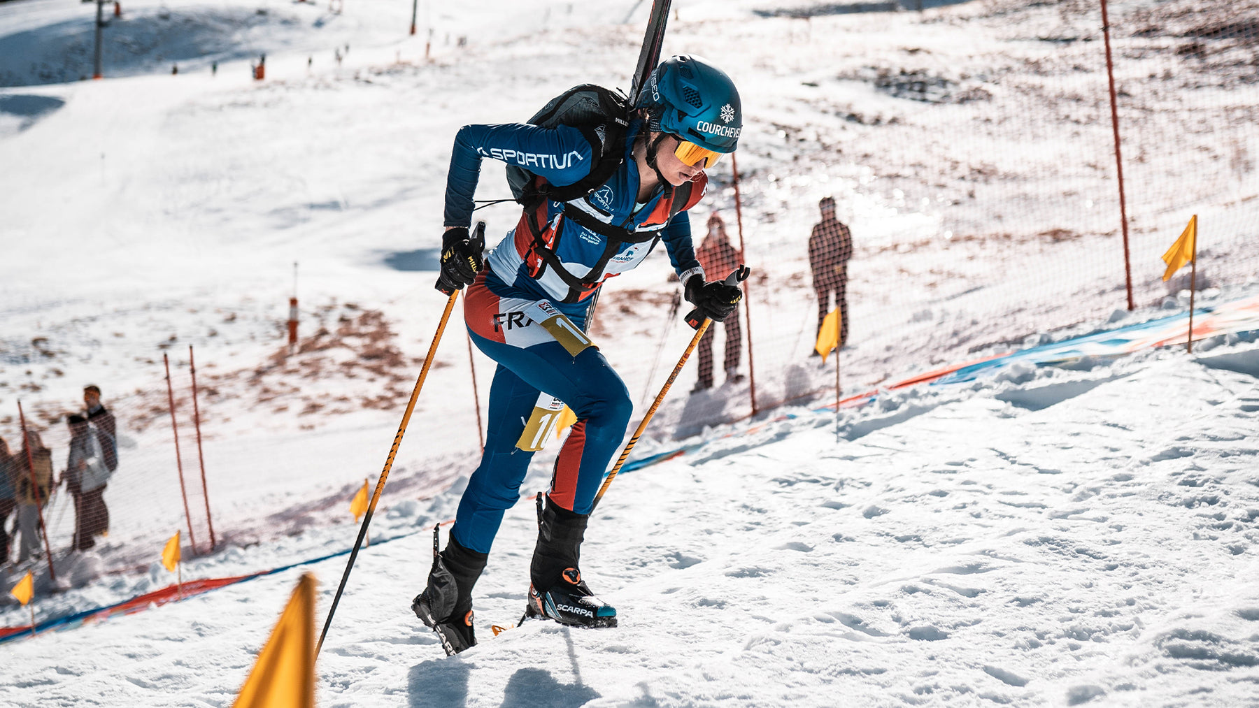 Emily Harrop, ambassadrice Scarpa ski-alpinisme